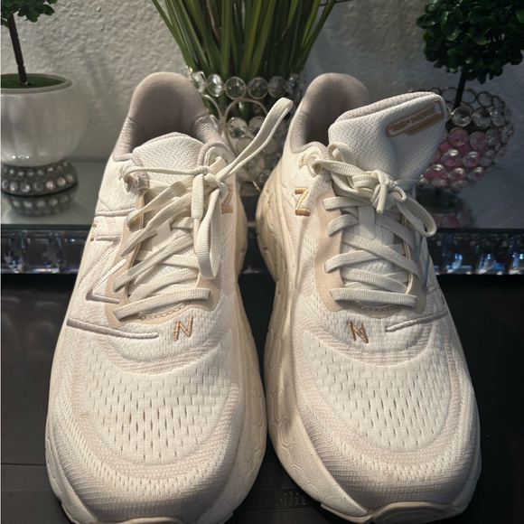 New Balance | Shoes | New Balance Cream And White Sneakers | Poshmark